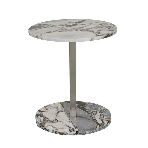 Amara Linear Side Table Ocean Marble – the design library