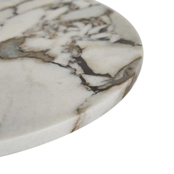 Amara Linear Side Table Ocean Marble – the design library