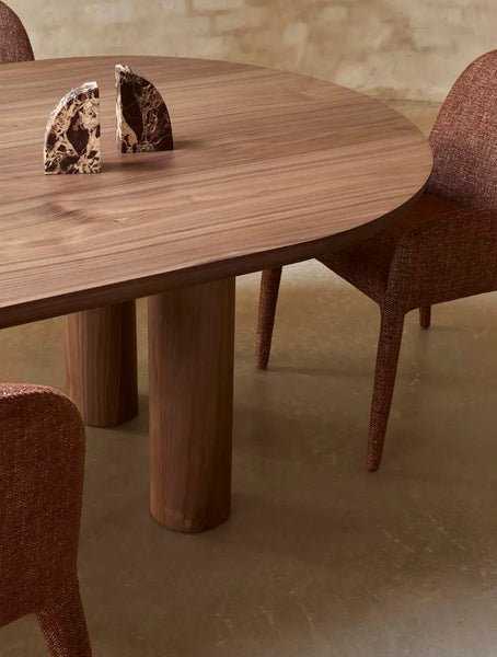 Seb Dining Table 3000mm Walnut – the design library