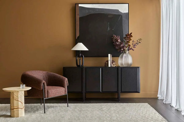 Atlas Decagon Side Table Natural Ocean – the design library