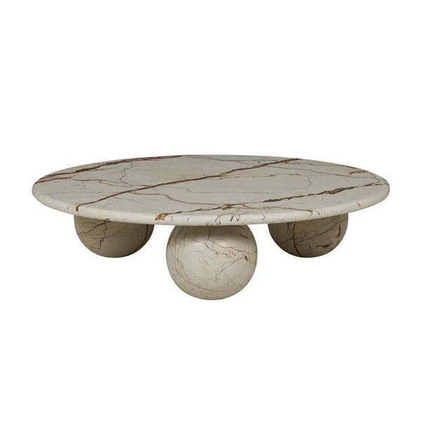 Atlas Sphere Coffee Table Brown Vein – the design library