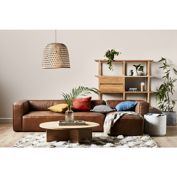 Elle Block Round Side Table White – the design library